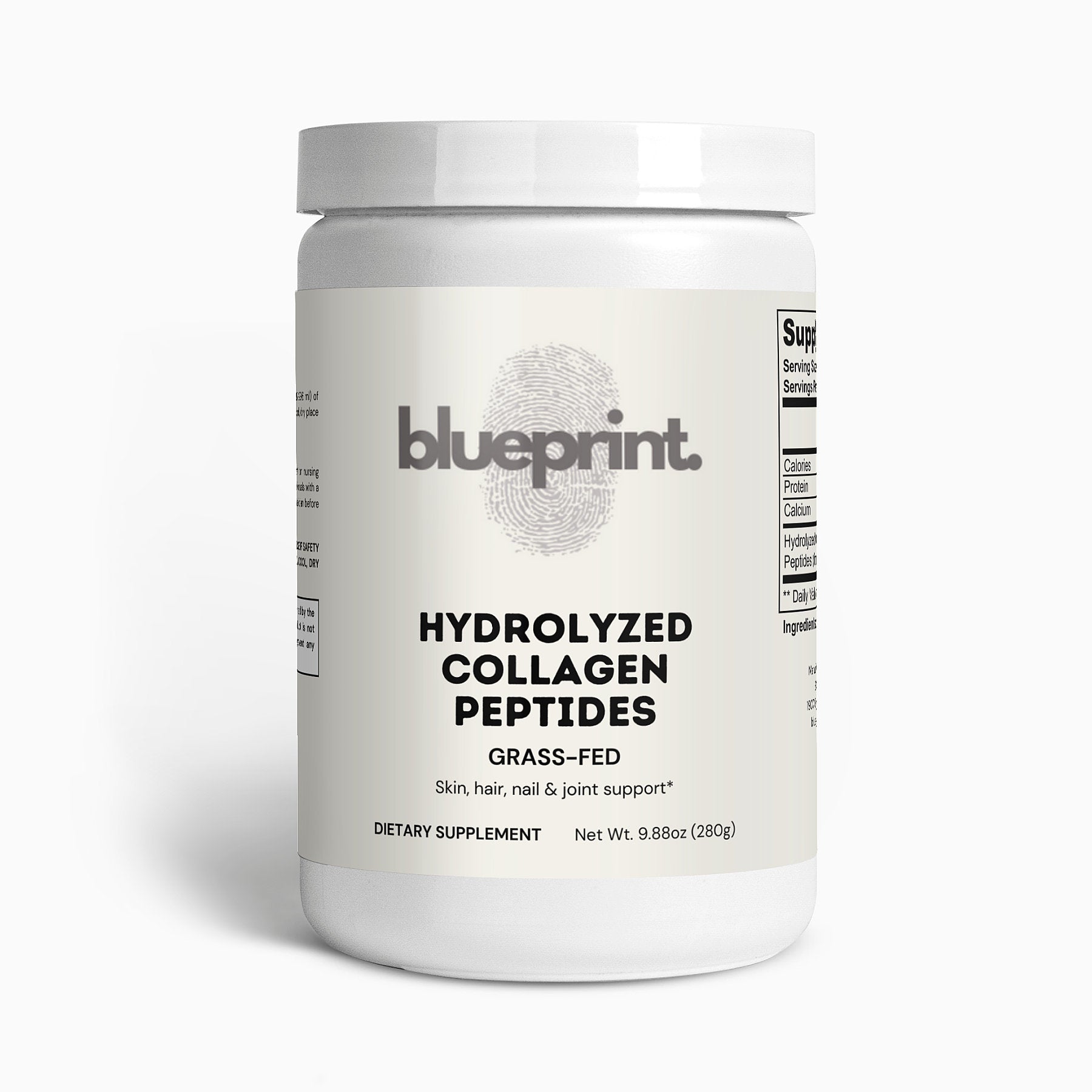 Grass-Fed Hydrolyzed Collagen Peptides – Blueprint Supplements